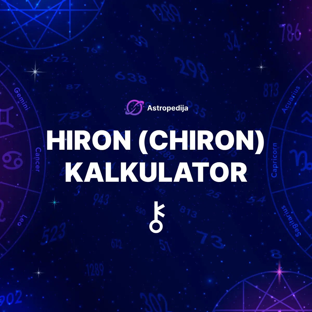 Hiron (Chiron) kalkulator u natalnoj karti
