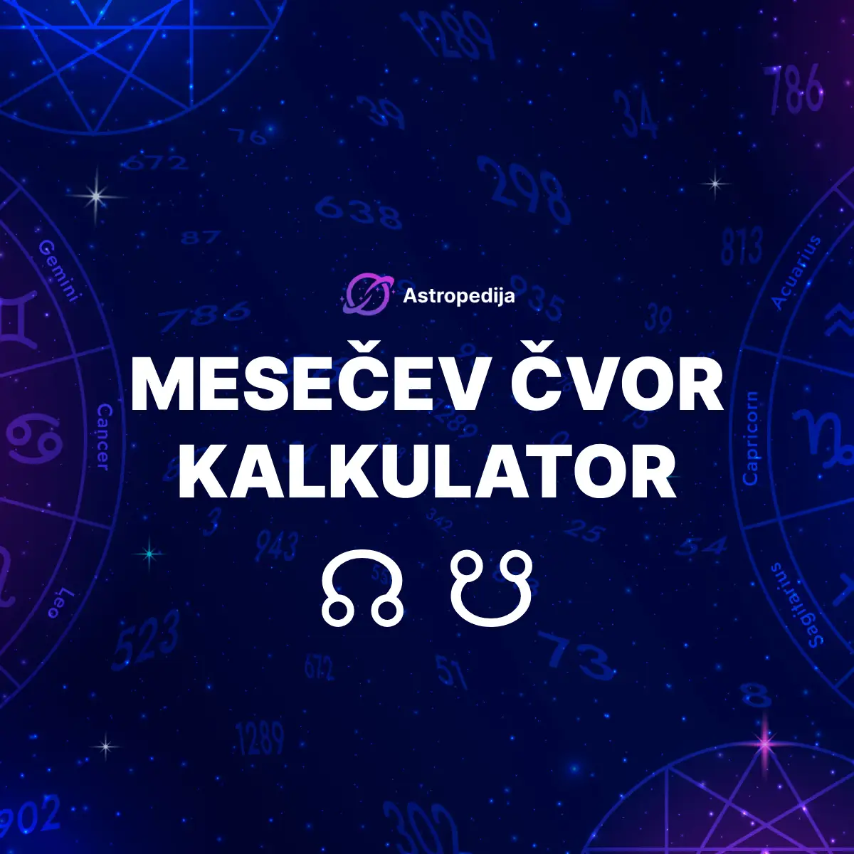 Severni Mesečev čvor kalkulator